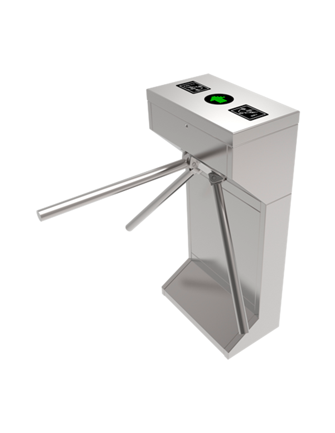 Turnstile with LED status display