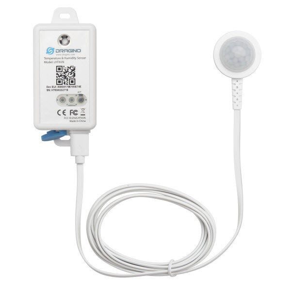 DRAGINO · Sensor · LoRa · Temperatur, Luftf. Und Bewegung Sensor Node · LHT65N-PIR-EU868